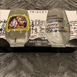 Dining | New Friends Tv Series Boxed 2 Pack Table Glasses | Poshmark